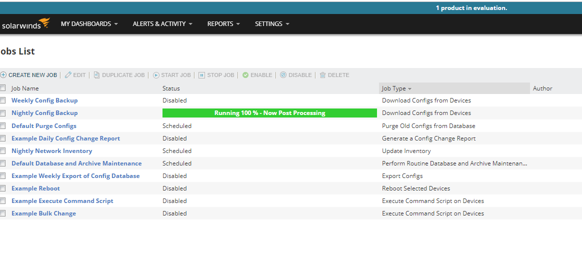 NCM Jobs are stuck at Running 100 % - Now Post-Processing