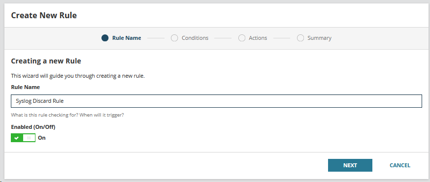 Create Syslog or Trap discard rule in Orion Log Viewer or Log Analyzer