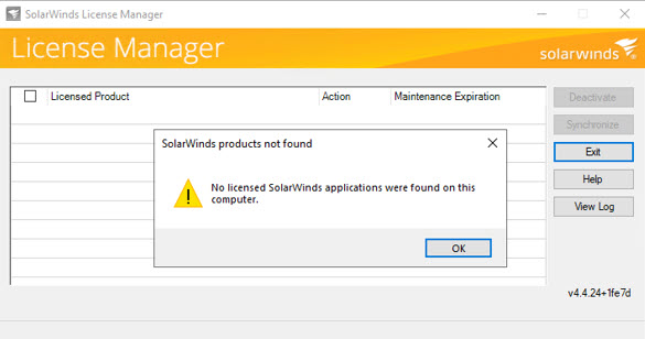 Task Factory License Manager Application does not have license and not ...