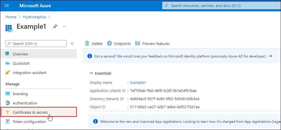 Register Azure Application for integrating Office 365 Management API ...