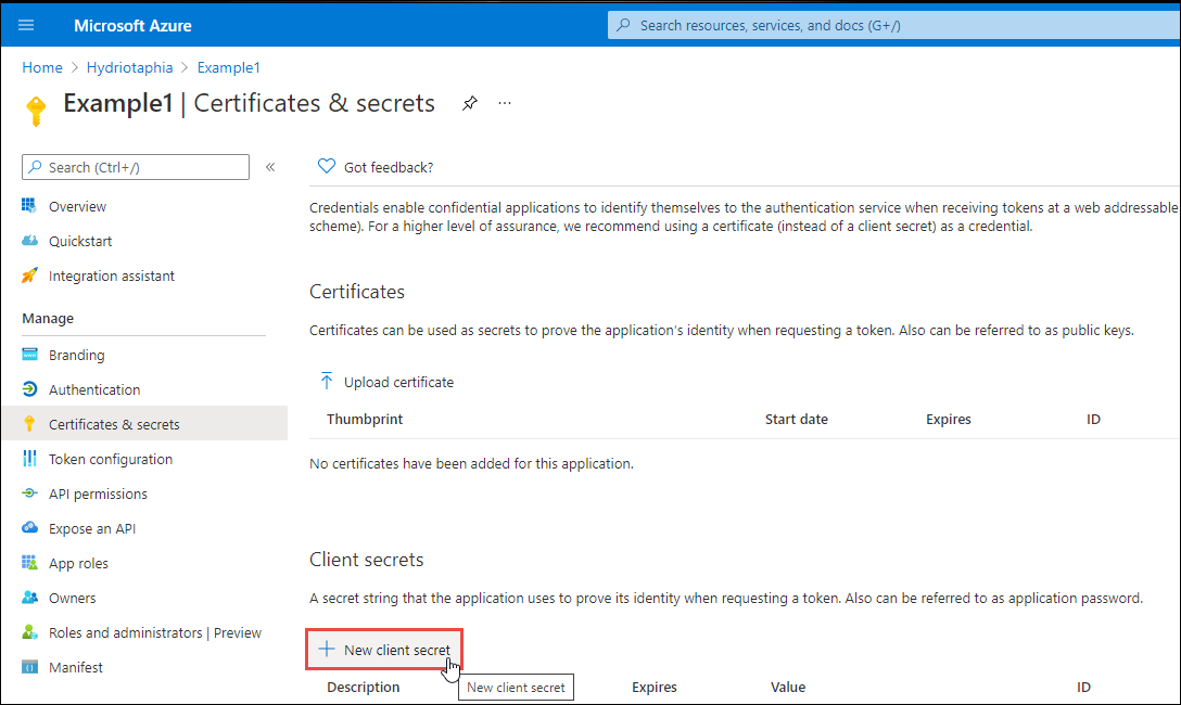 Register Azure Application for integrating Office 365 Management API ...