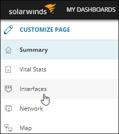 How to generate an alert in NPM for interface status
