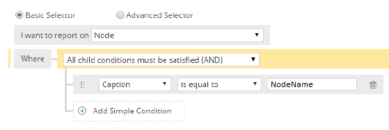 Create custom table report in the Orion web console
