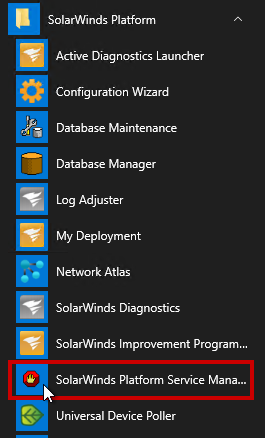 RabbitMQ failure during startup in Orion Platform / SolarWinds Platform