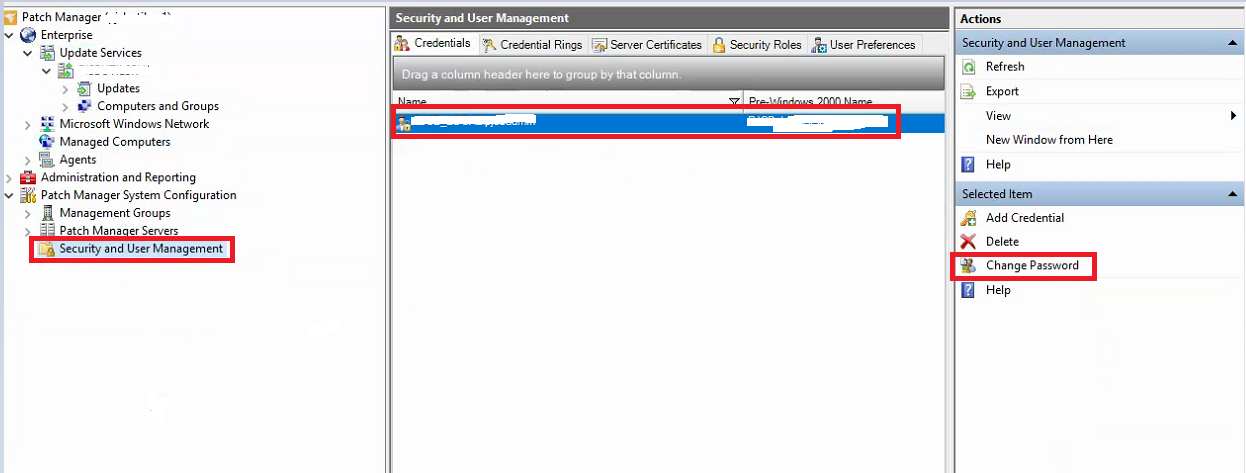 Patch Manager-Error Code: 52E when connecting to the WSUS