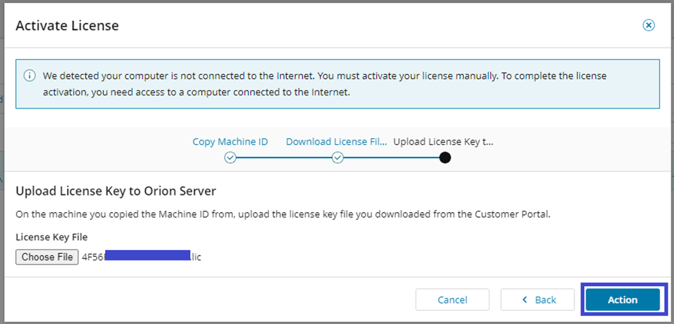 How to activate HCO Licenses in the SolarWinds Platform