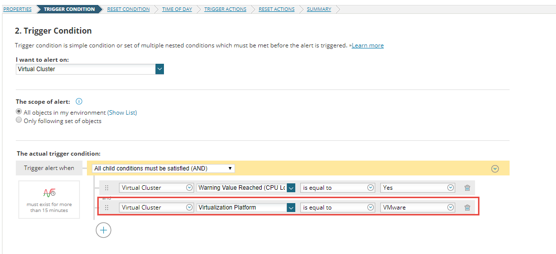 How to disable alerts for Virtual Clusters from being triggered both on ...