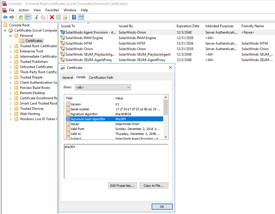 Troubleshoot SolarWinds agents and certificates in NPM